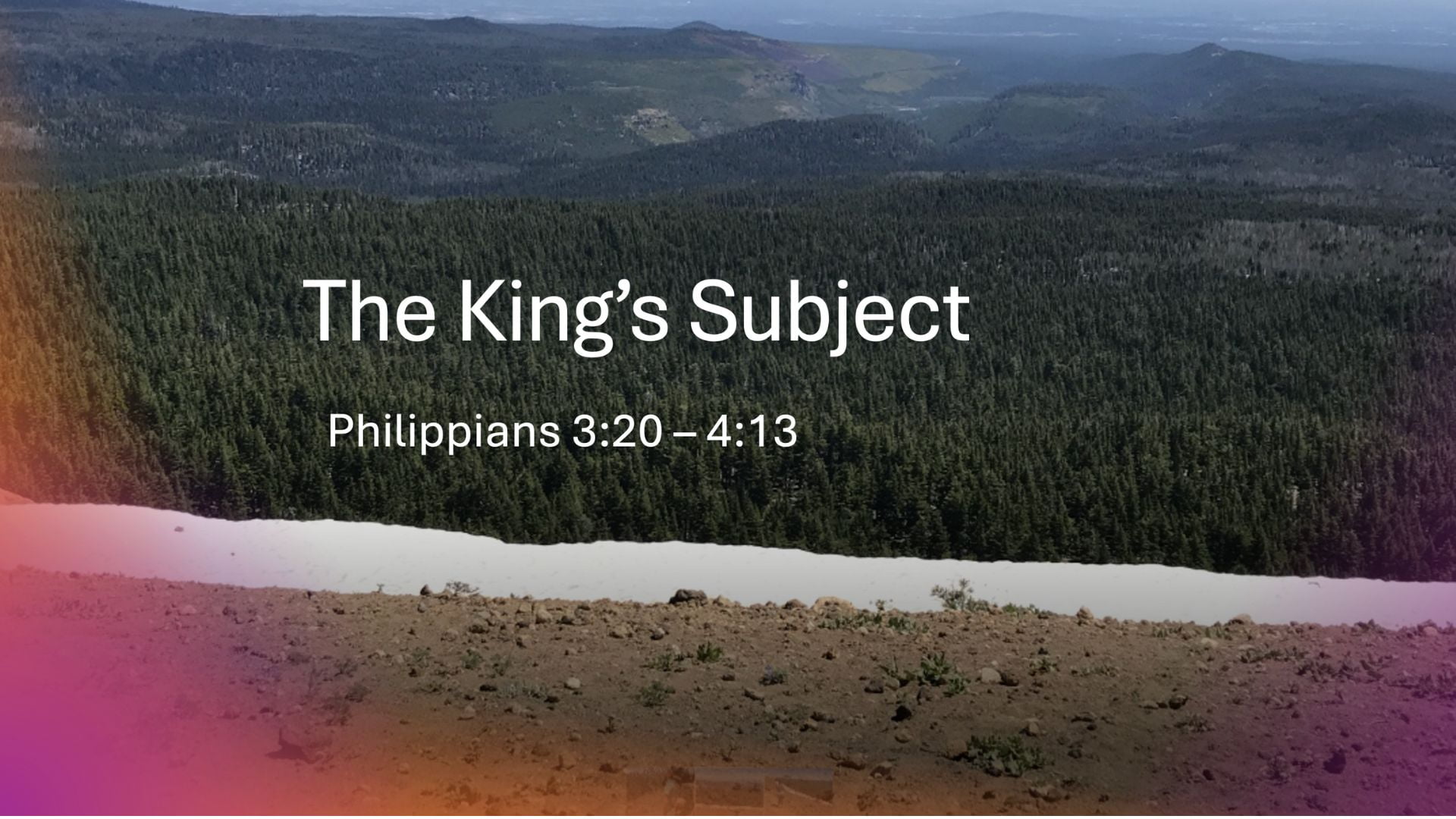 The King's Subject - Philippians 3:20-4:19 - Community Baptist Church ...